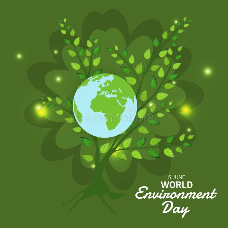World Environment Day. stock illustration. Illustration of poster ...