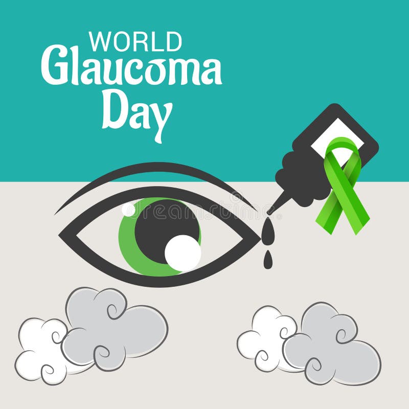 World Glaucoma Day. stock illustration. Illustration of human - 110258757