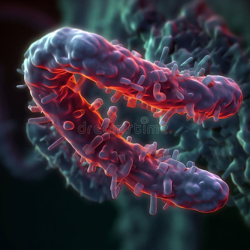 Illustration of Bacteria Cells Stock Illustration - Illustration of ...