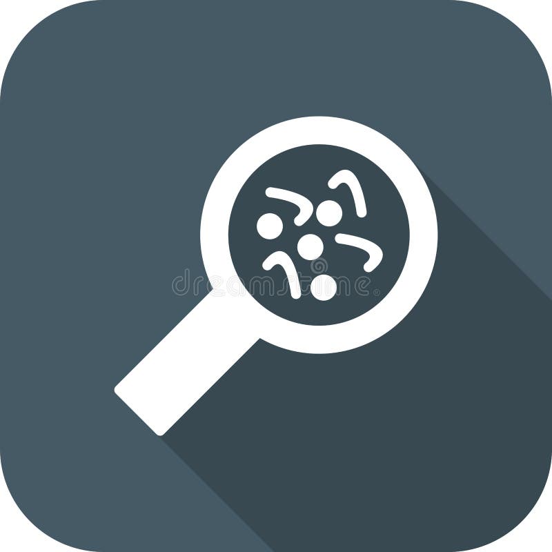 Illustration Bacteria Icon for Personal and Commercial Use. Stock ...