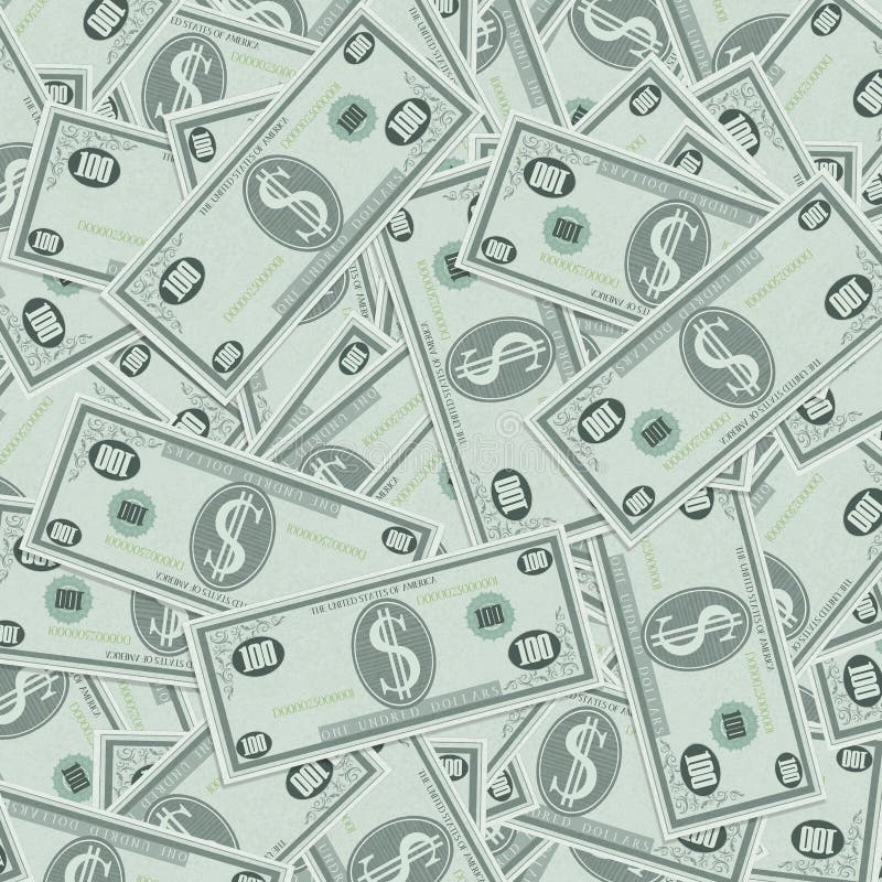Illustration of Banknotes Background Stock Illustration - Illustration ...