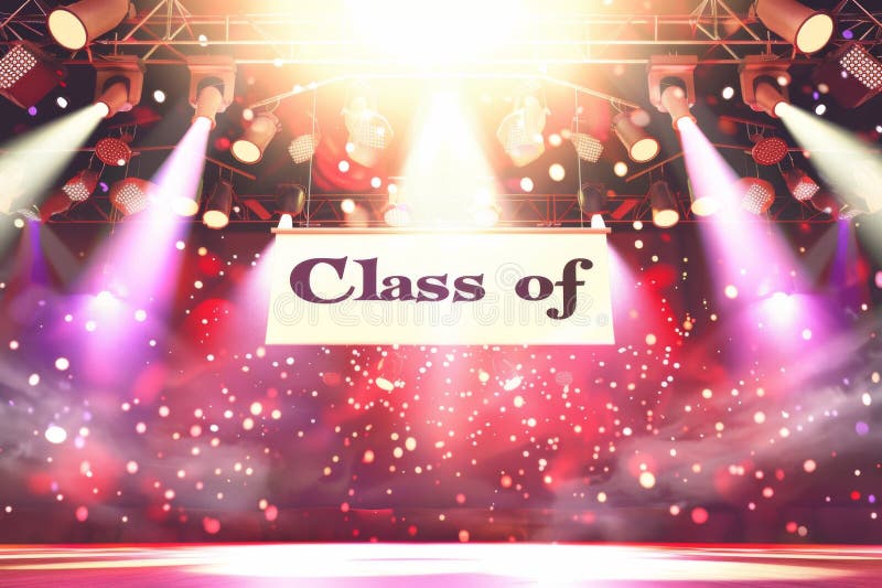 Class of 2021 Graduation Banner Stock Illustration - Illustration of ...