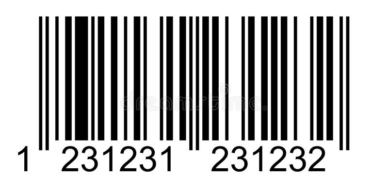 Illustration of Barcode EAN 13 GTIN Vector Stock Illustration ...