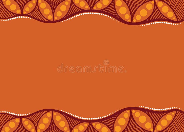Printable Aboriginal Border - Illustration Stock Illustration ...