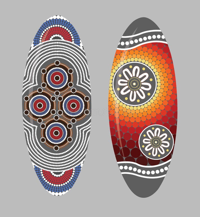 Aboriginal Shield Vector Art. Stock Vector - Illustration of concept ...