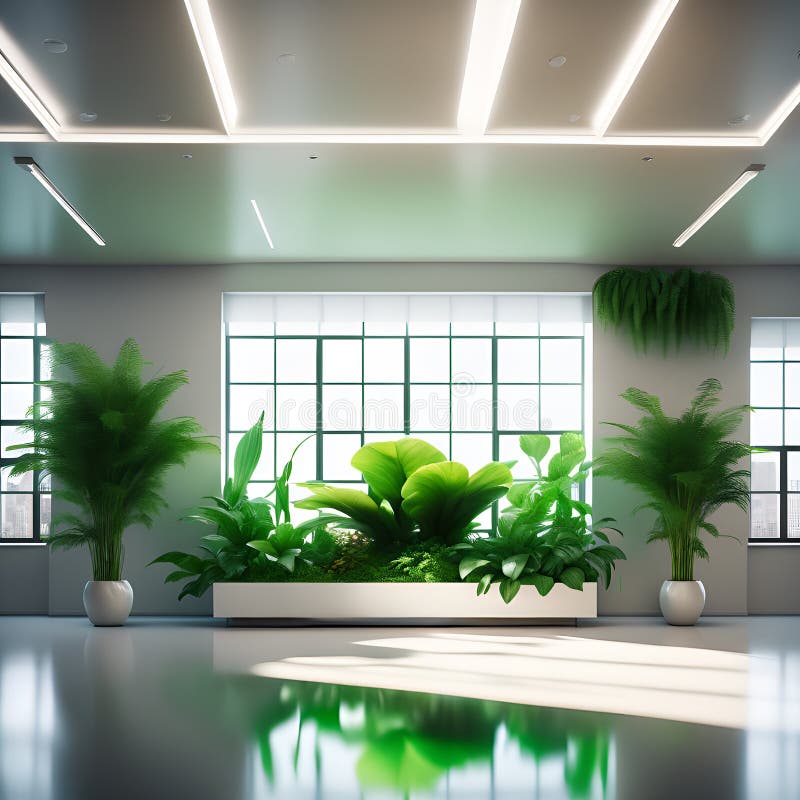 Illustration Based on the Concept of Relaxation Area in the Office ...