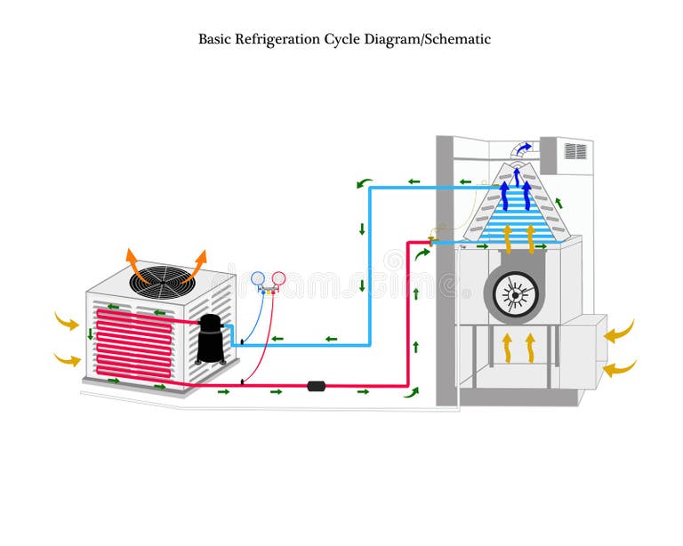 Refrigeration Cycle Stock Illustrations – 116 Refrigeration Cycle Stock ...