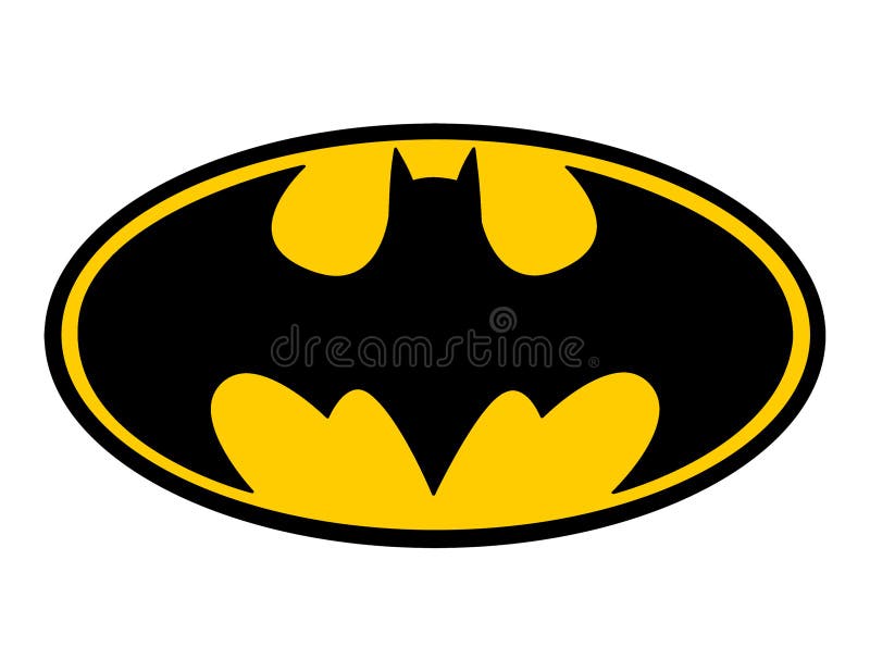 Illustration Batman Logo Symbol Editorial Stock Photo - Illustration of ...
