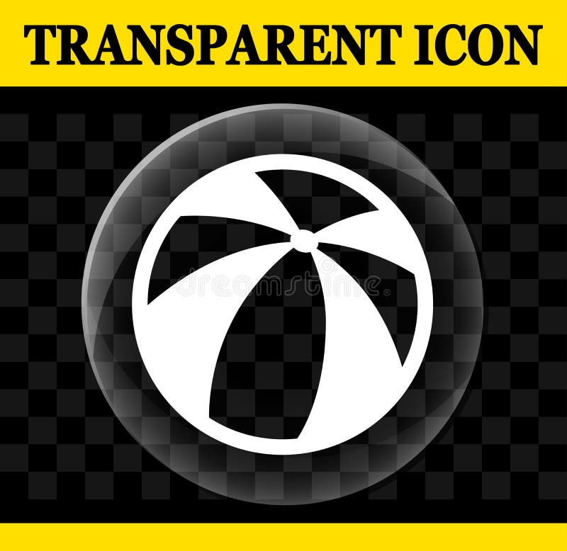 Beach Ball Vector Circle Icon Stock Vector - Illustration of summer ...