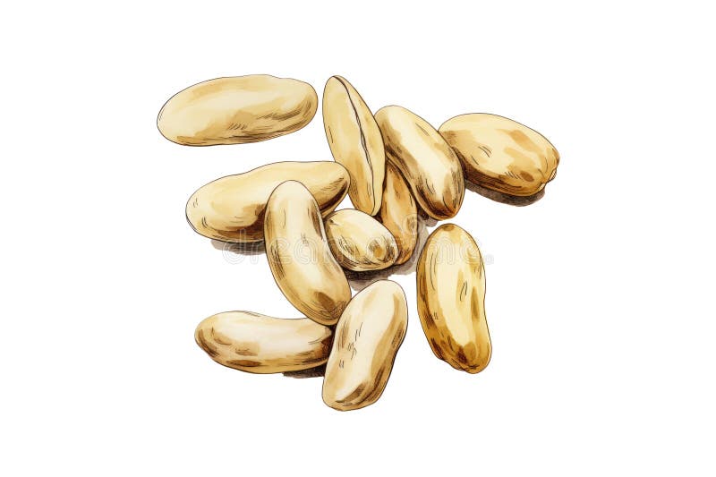 The Illustration of a Bean is a Bright and Detailed Drawing, Isolated ...