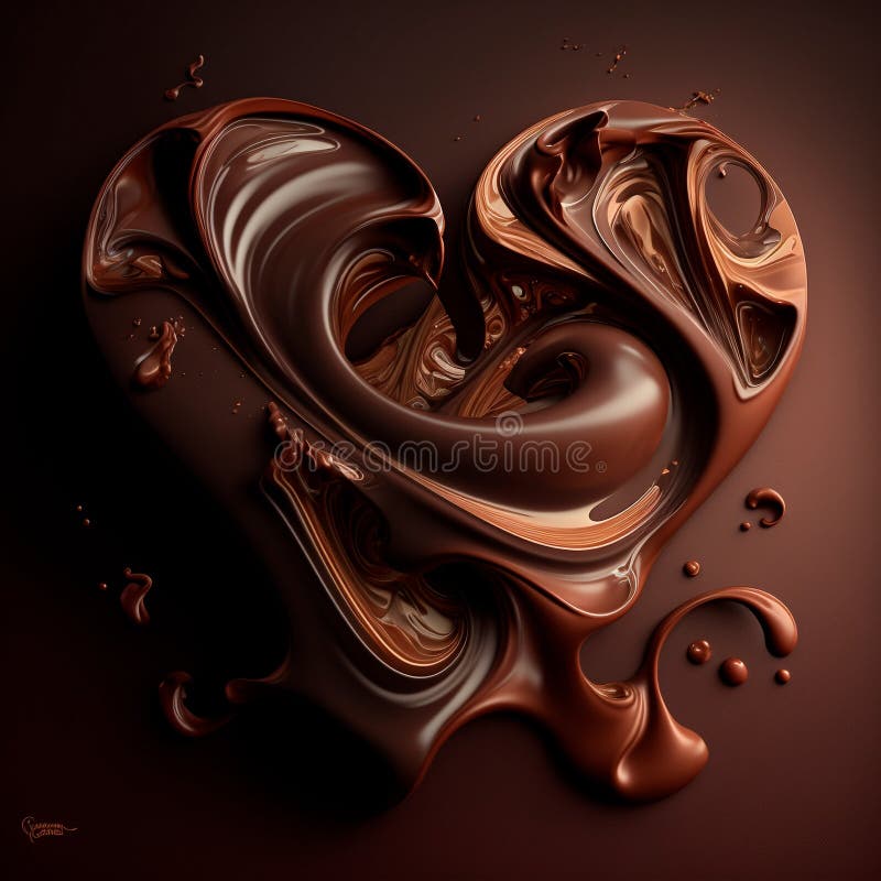Illustration of Beautiful Chocolate Platter Stock Illustration ...