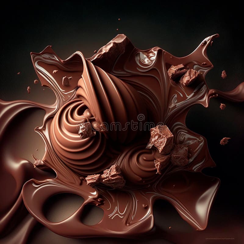 Illustration of Beautiful Chocolate Platter Stock Illustration ...