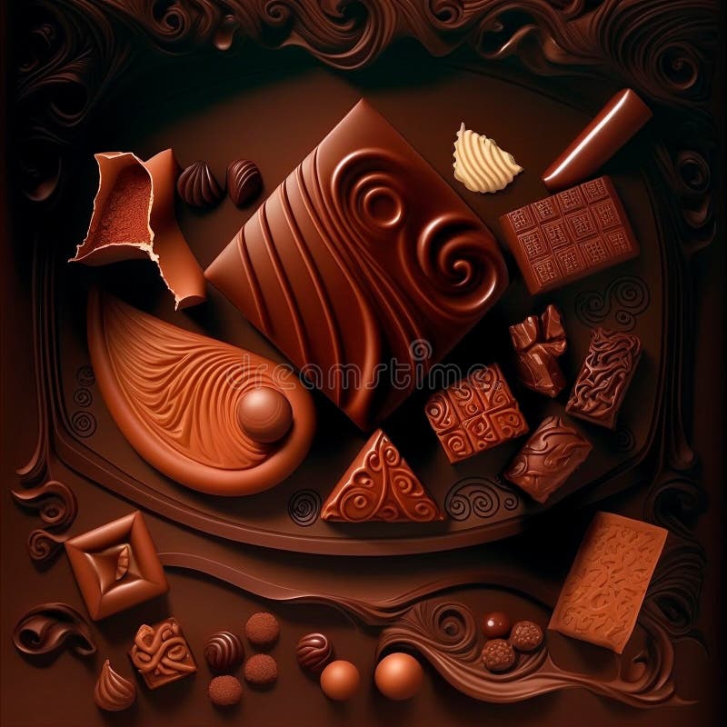 Chocolate Platter Stock Illustrations – 411 Chocolate Platter Stock ...
