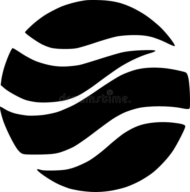 Illustration of a Beautiful Circle Icon Stock Illustration ...