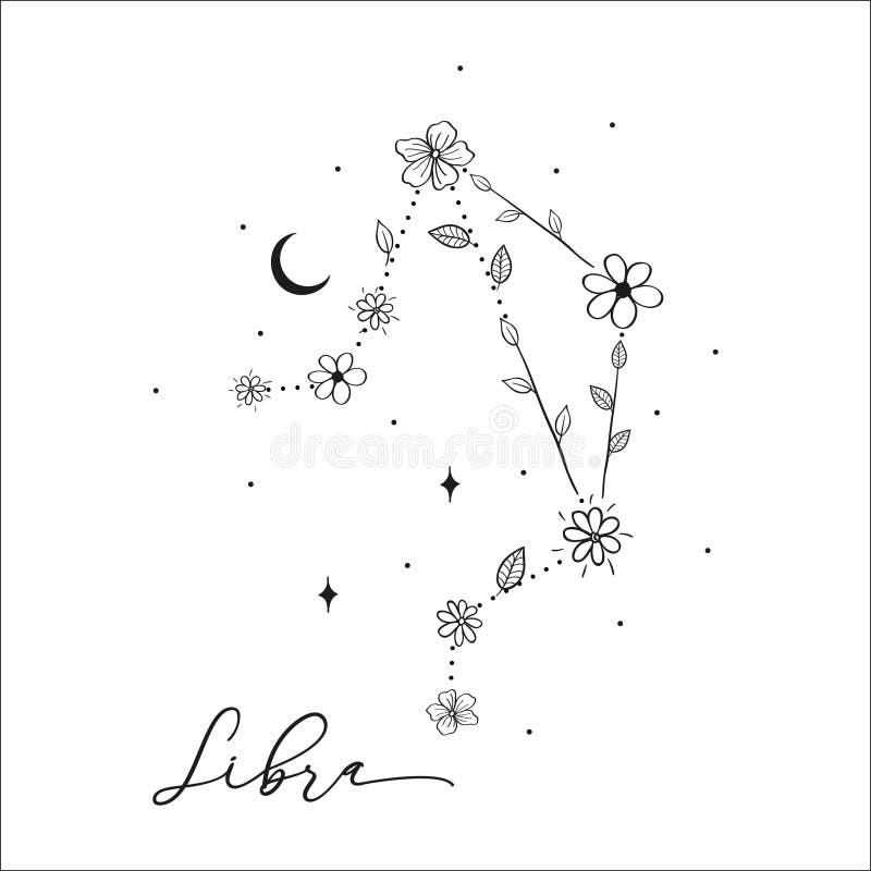 Libra Constellation Stock Illustrations – 15,094 Libra Constellation ...
