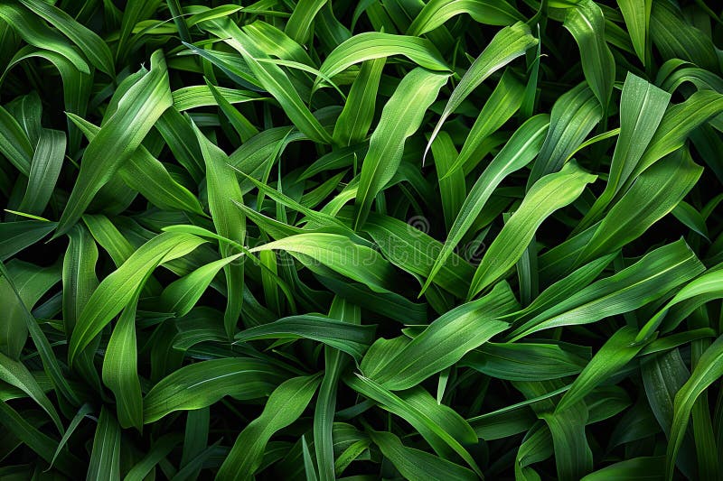 Illustration of Beautiful Grass Texture, Closeup, Top View, High ...