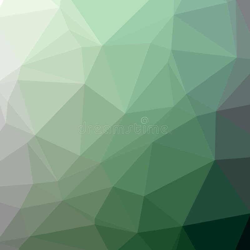 Illustration of Beautiful Green Low Poly Background. Stock Illustration ...