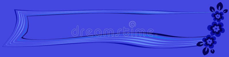 Illustration - a Beautiful Horizontal Frame of Stylized Colors and ...