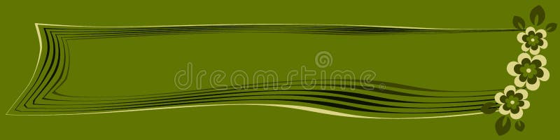 Illustration - a Beautiful Horizontal Frame of Stylized Colors and ...