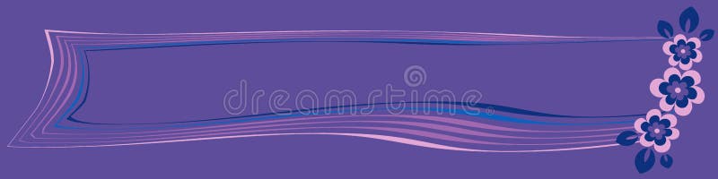 Illustration - a Beautiful Horizontal Frame of Stylized Colors and ...