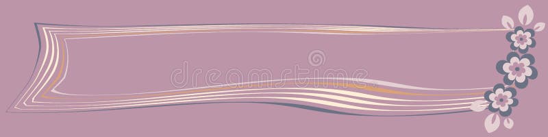 Illustration - a Beautiful Horizontal Frame of Stylized Colors and ...