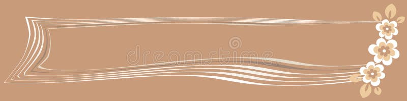 Illustration - a Beautiful Horizontal Frame of Stylized Colors and ...