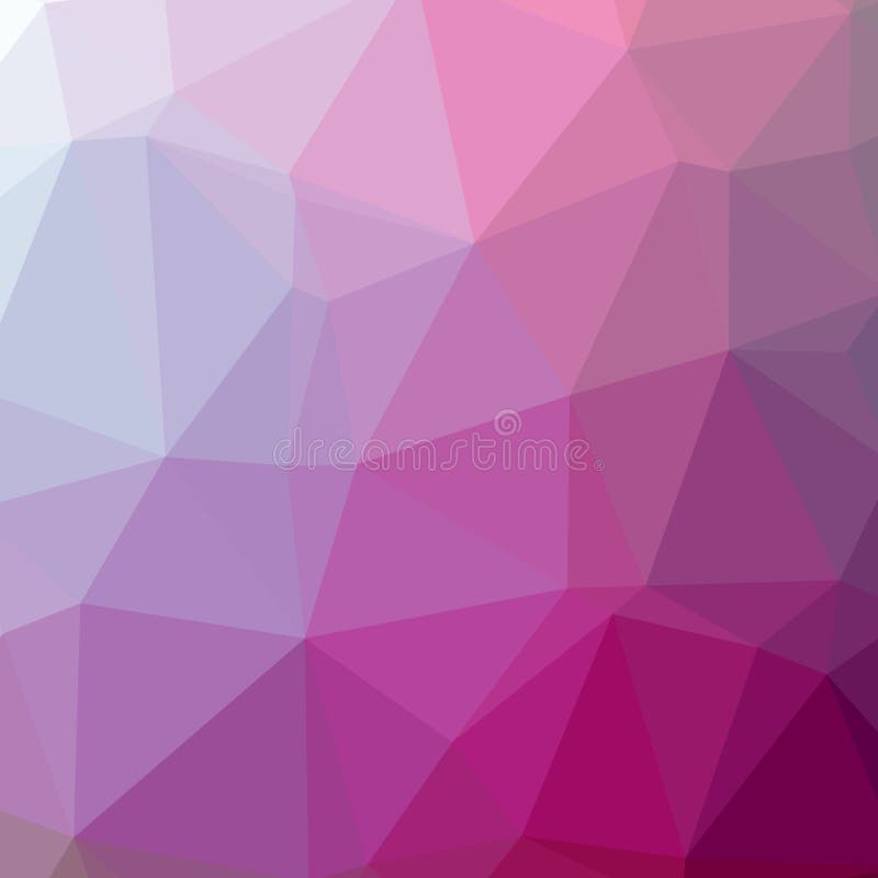 Illustration of Beautiful Purple Low Poly Background. Stock ...