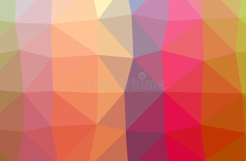 Illustration of Beautiful Red Low Poly Background. Stock Illustration ...