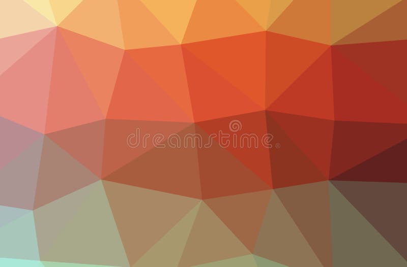 Illustration of Beautiful Red Low Poly Background. Stock Illustration ...