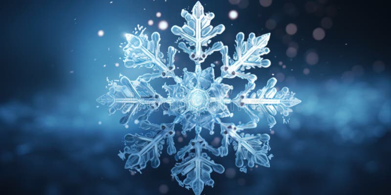 Illustration of a Beautiful Snowflake Stock Illustration - Illustration ...