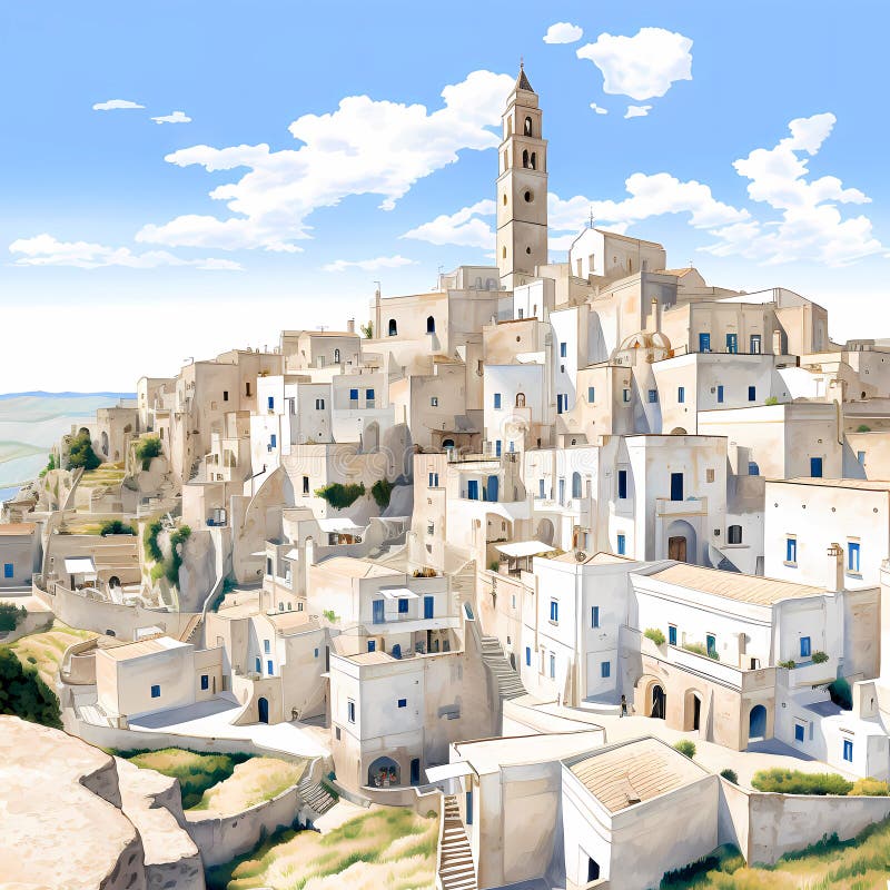 Matera Italy Stock Illustrations – 110 Matera Italy Stock Illustrations ...