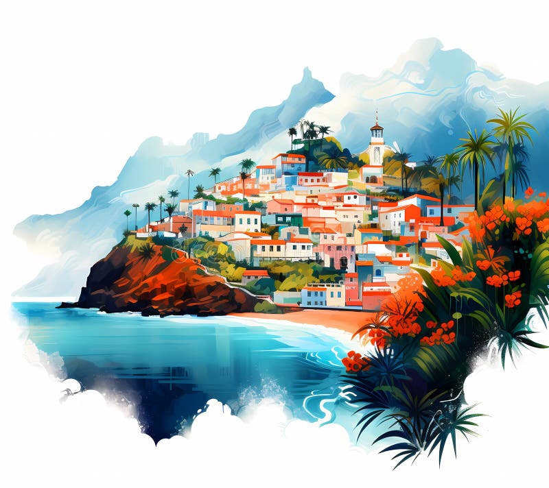 Azores Beach Stock Illustrations – 73 Azores Beach Stock Illustrations ...