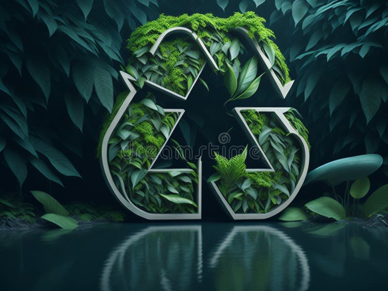 Illustration Beautifully Merges Elements of Nature, Forming a Potent ...