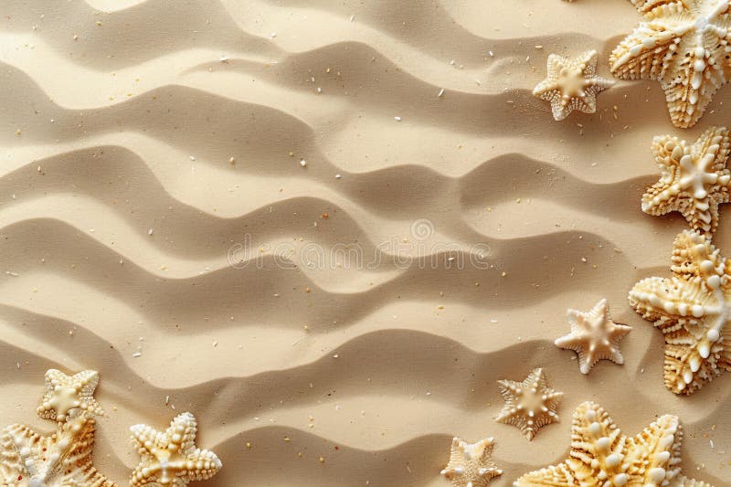 Illustration of Beige Sand Background with a Soft Grain Texture for a ...