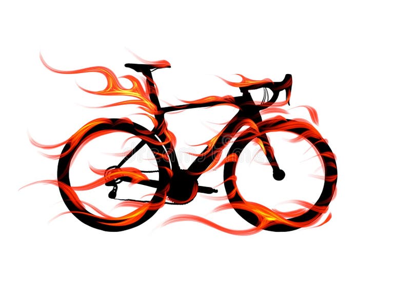 Flame Bicycle Stock Illustrations – 616 Flame Bicycle Stock ...