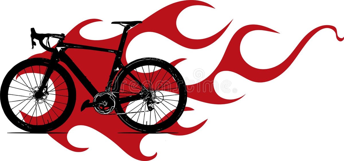 Flame Bike Silhouette Stock Illustrations – 281 Flame Bike Silhouette ...
