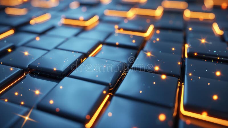 An Illustration of Big Data and AI Core Concept with Data Array and ...