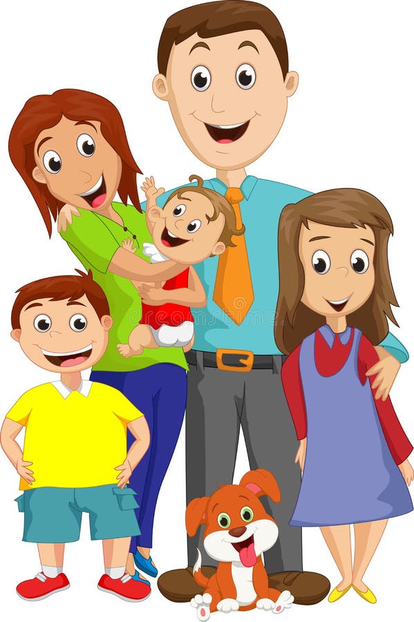 Nuclear Family Cartoon