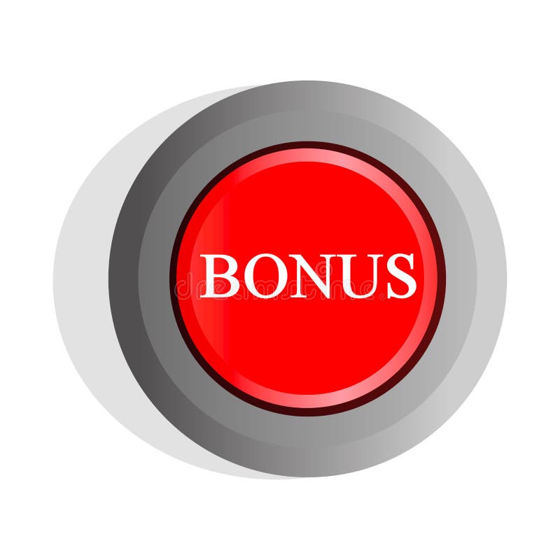 Bonus Button. stock illustration. Illustration of emergency - 177723301