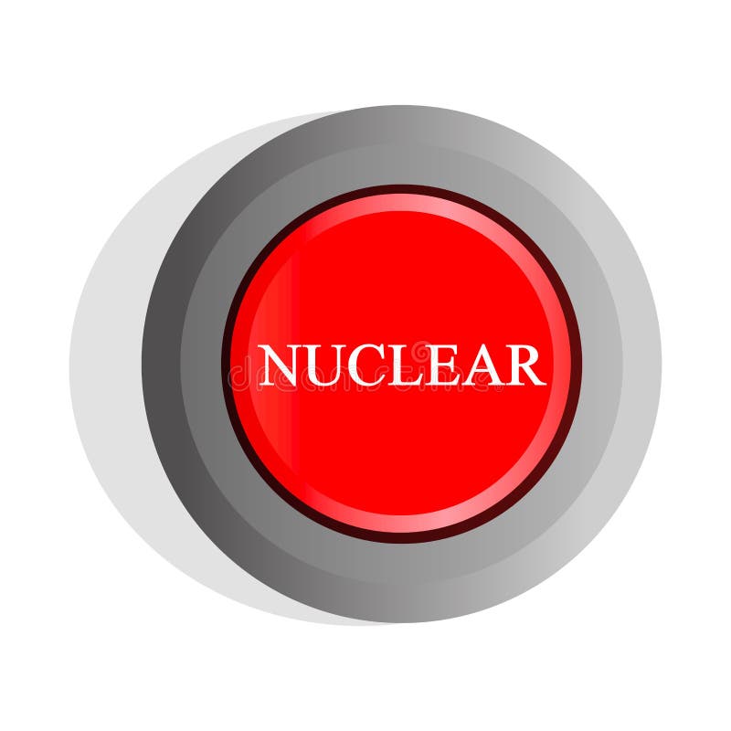 Nuclear Button stock illustration. Illustration of grey - 1766654