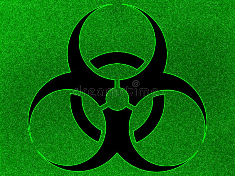 Illustration Biohazard Background Stock Illustration - Illustration of ...