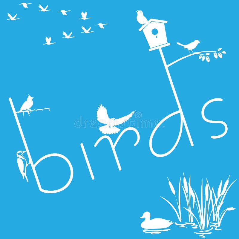 Illustration for the Bird Theme Stock Vector - Illustration of grain ...