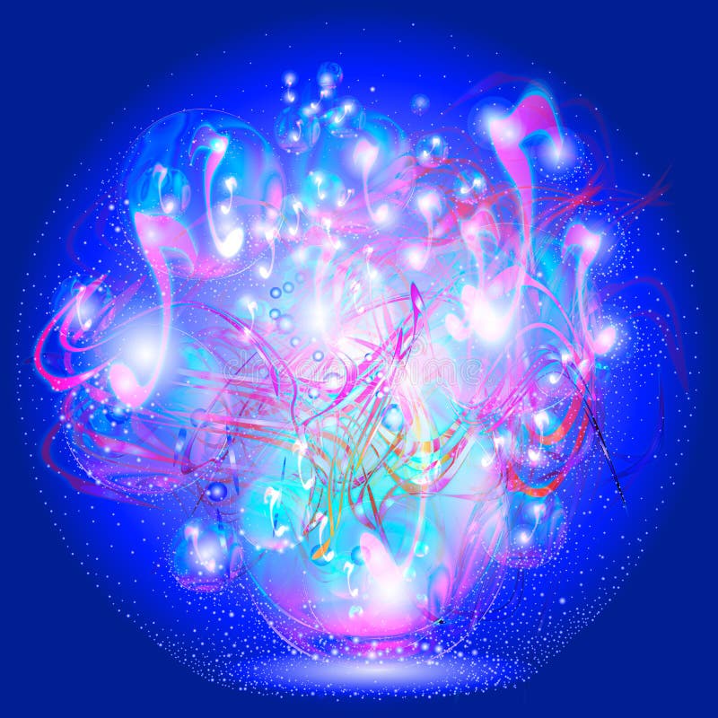 Illustration Birth of Music Stock Vector - Illustration of element ...