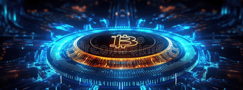 Illustration of Bitcoin, AI Generated Stock Illustration - Illustration ...