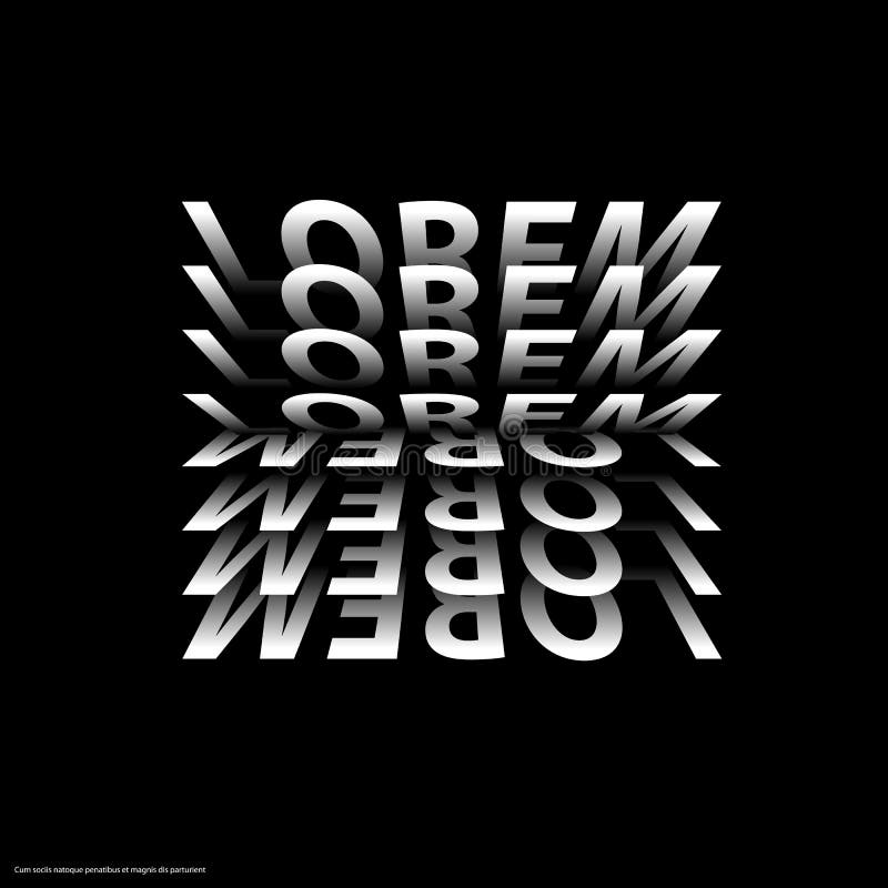 Illustration on Black Backdrop. Vector Art. Modern Graphic Concept ...