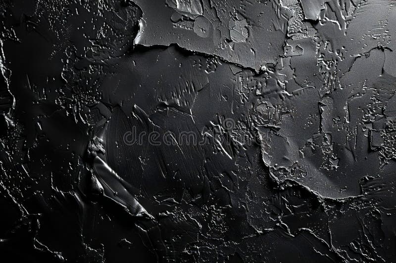 Black Background, Texture of Matte Plastic Surface with Grainy Effect ...