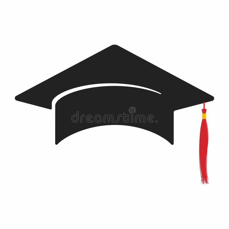 Black Square Graduation Hat Stock Illustrations – 1,549 Black Square ...