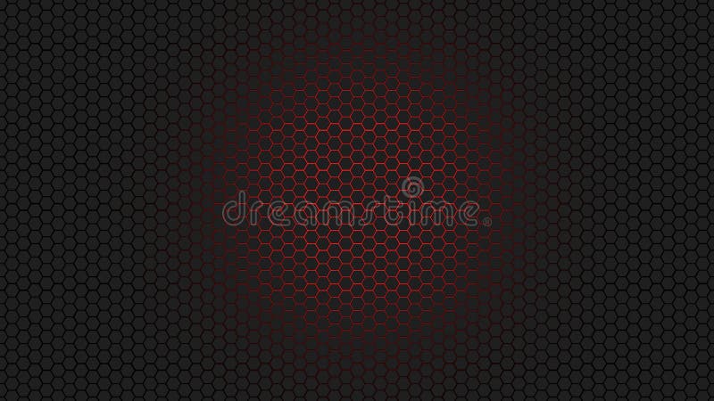 Illustration of a Black and Red Honeycomb Texture Stock Illustration ...