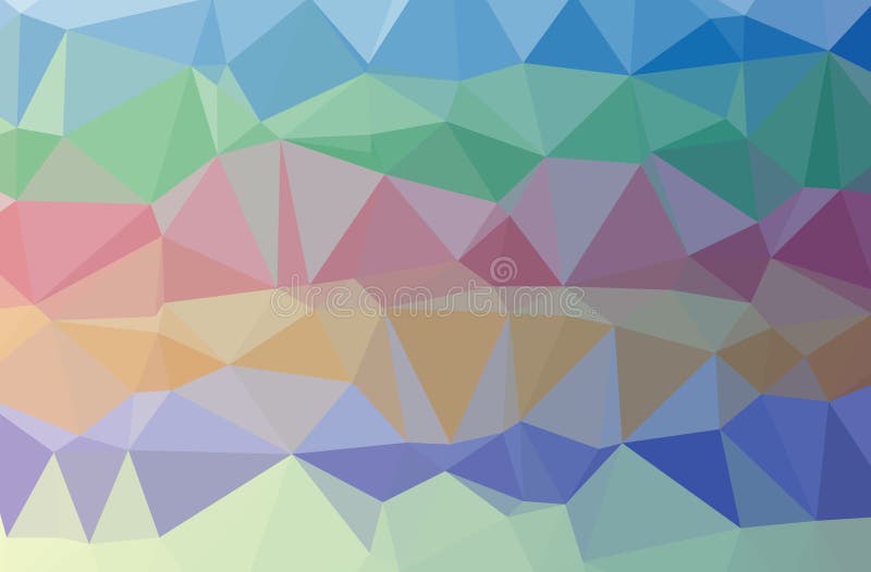 Illustration of Blue Abstract Low Poly Nice Multicolor Background ...