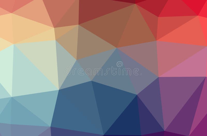 Illustration of Blue Abstract Low Poly Nice Multicolor Background ...